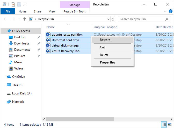 How To Recover Deleted Files In Windows 10 